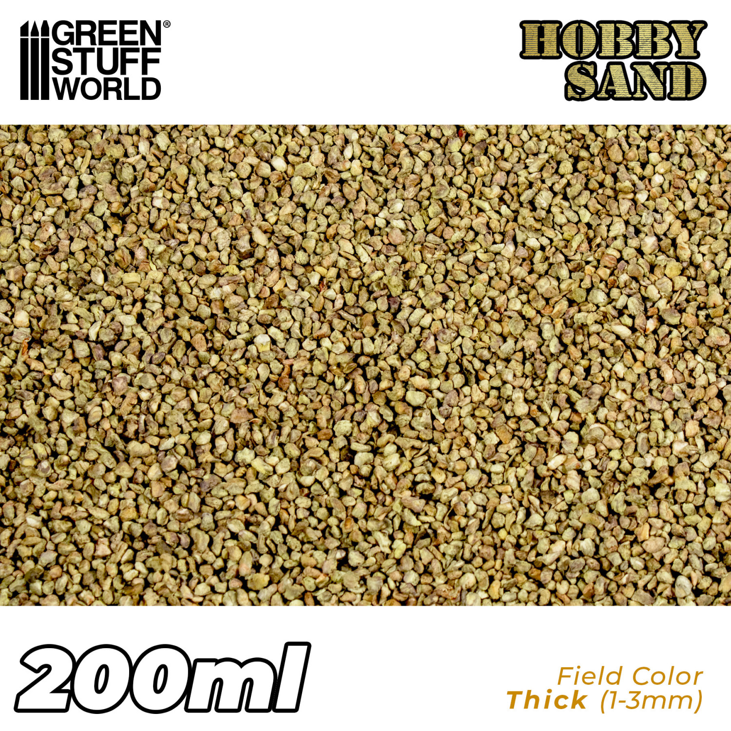 Thick Hobby Sand - Field Sand 200ml - GSW