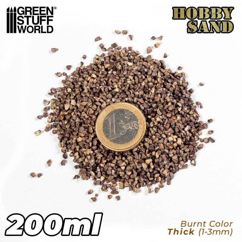 Thick Hobby Sand - Burnt Bown 200ml | Ballast for railway - GSW