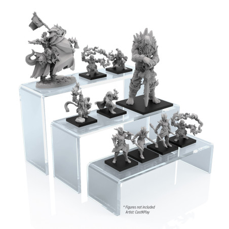 Acrylic display stand | Acrylic risers for miniatures - GSW