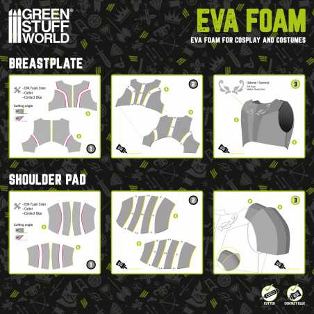 High density EVA foam Cosplay | EVA foam 5mm - GSW
