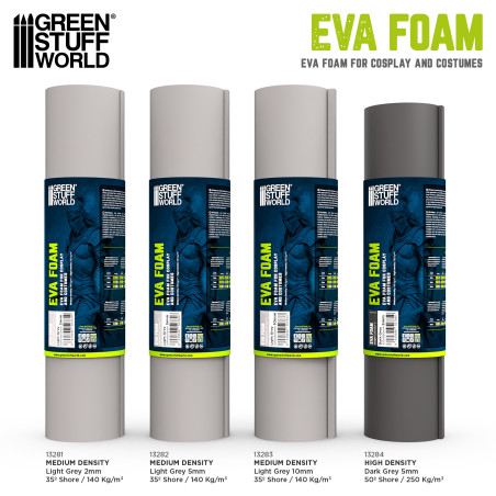 Cosplay EVA foam 5mm - Medium Density - GSW