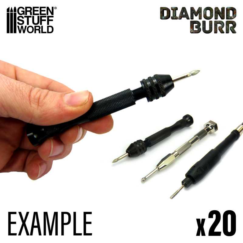 Diamantbohrer-Set mit 20 Spitzen | - GSW