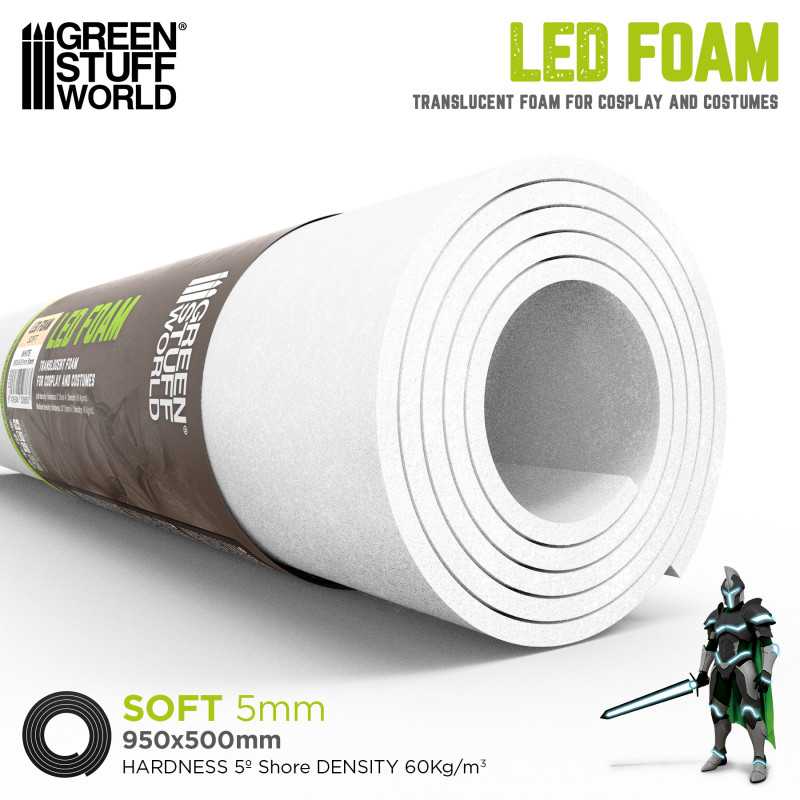 LED foam 5mm - Soft hardness