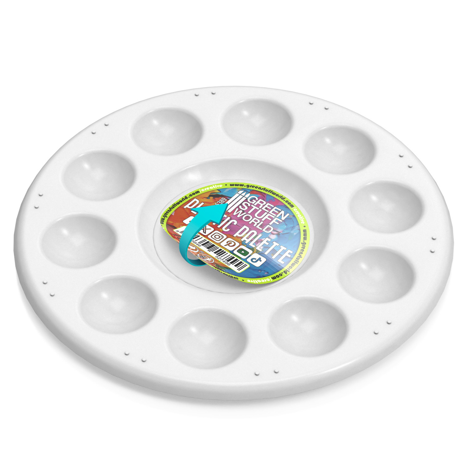 Paleta de Plastico Mezclas redonda - GSW