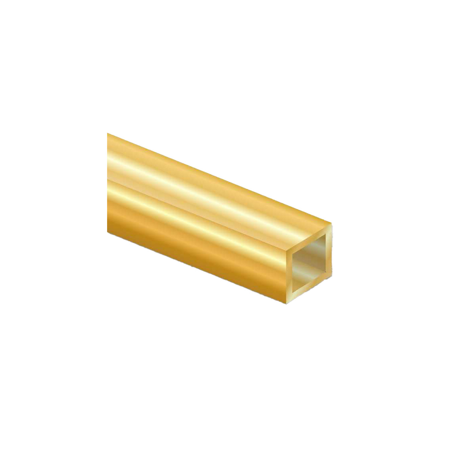 Square Brass Tubes 3mm | - GSW