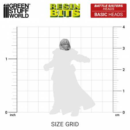 DakkaDakka Battle Sisters of Repentance - Basic Heads 1:48 - GSW