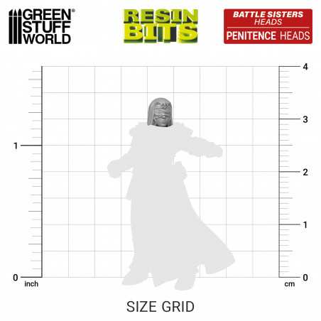 DakkaDakka Battle Sisters of Repentance Penitence Heads 1:48 - GSW