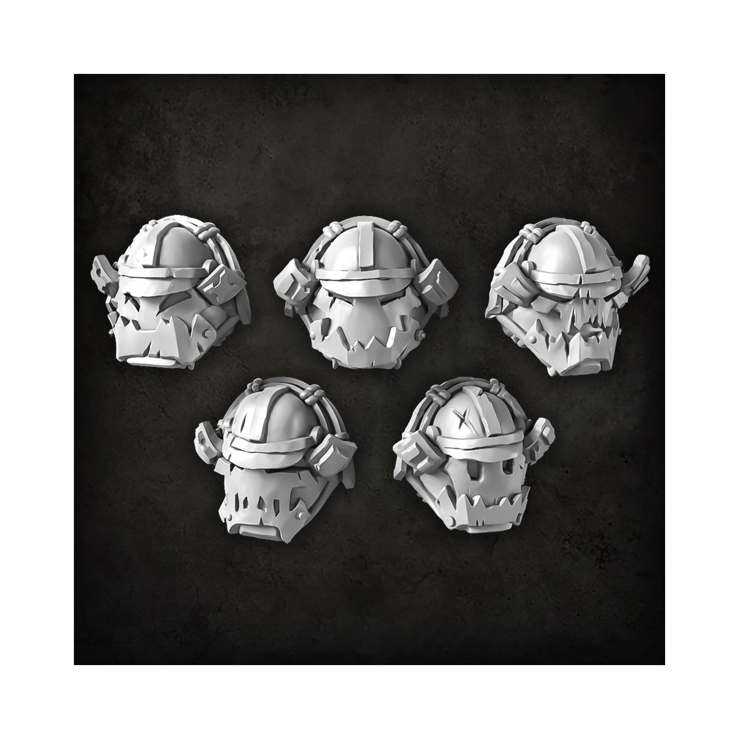 PuppetsWar - Masked Bushi Ork Heads| - GSW