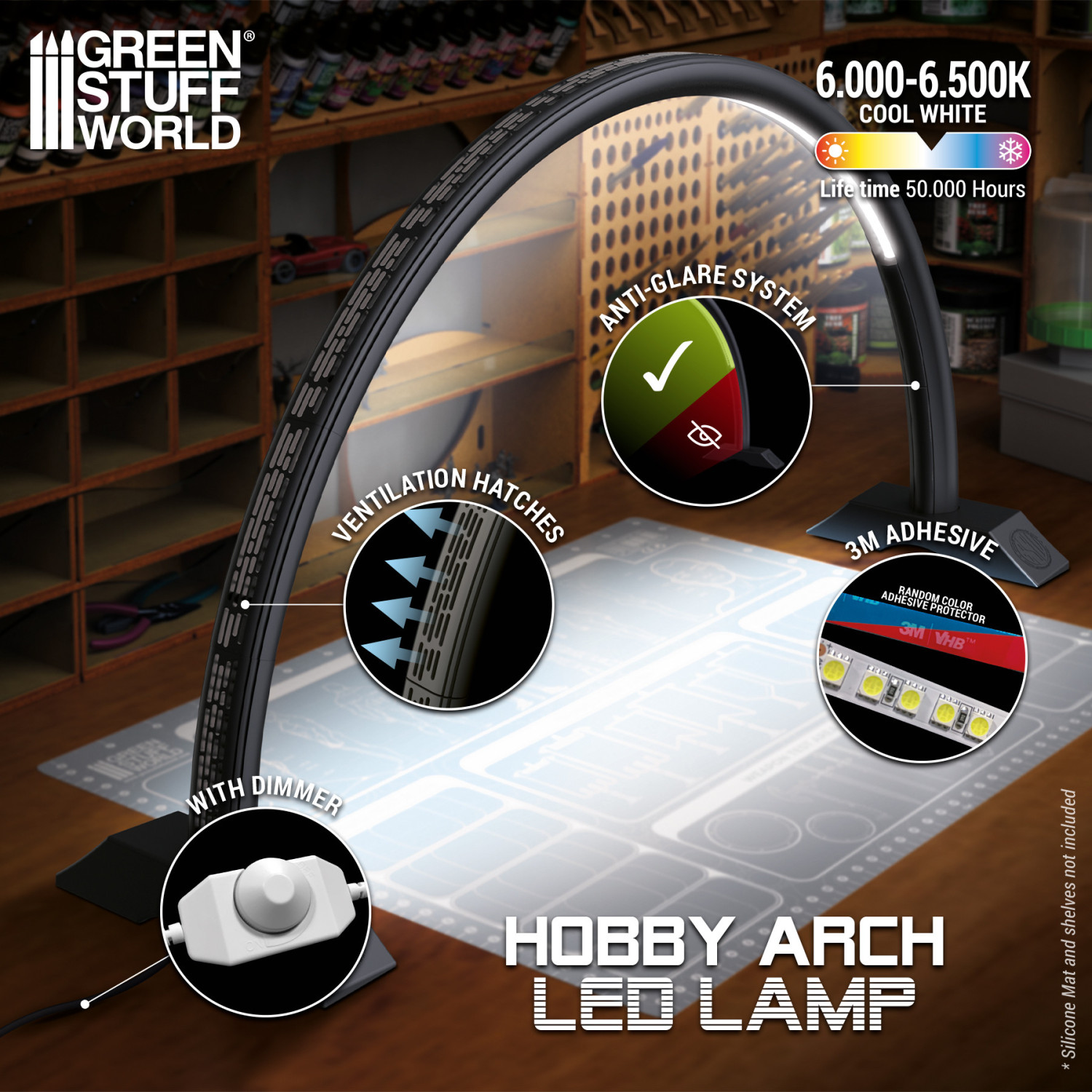 Hobby Arch LED Lamp - Darth Black | - GSW