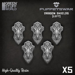 Dragon Shields Resin items