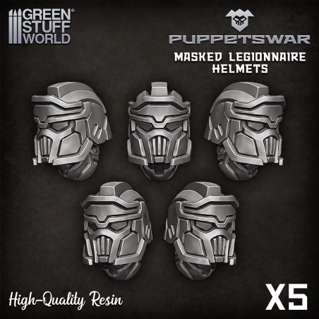 Masked Legionnaire helmets | - GSW
