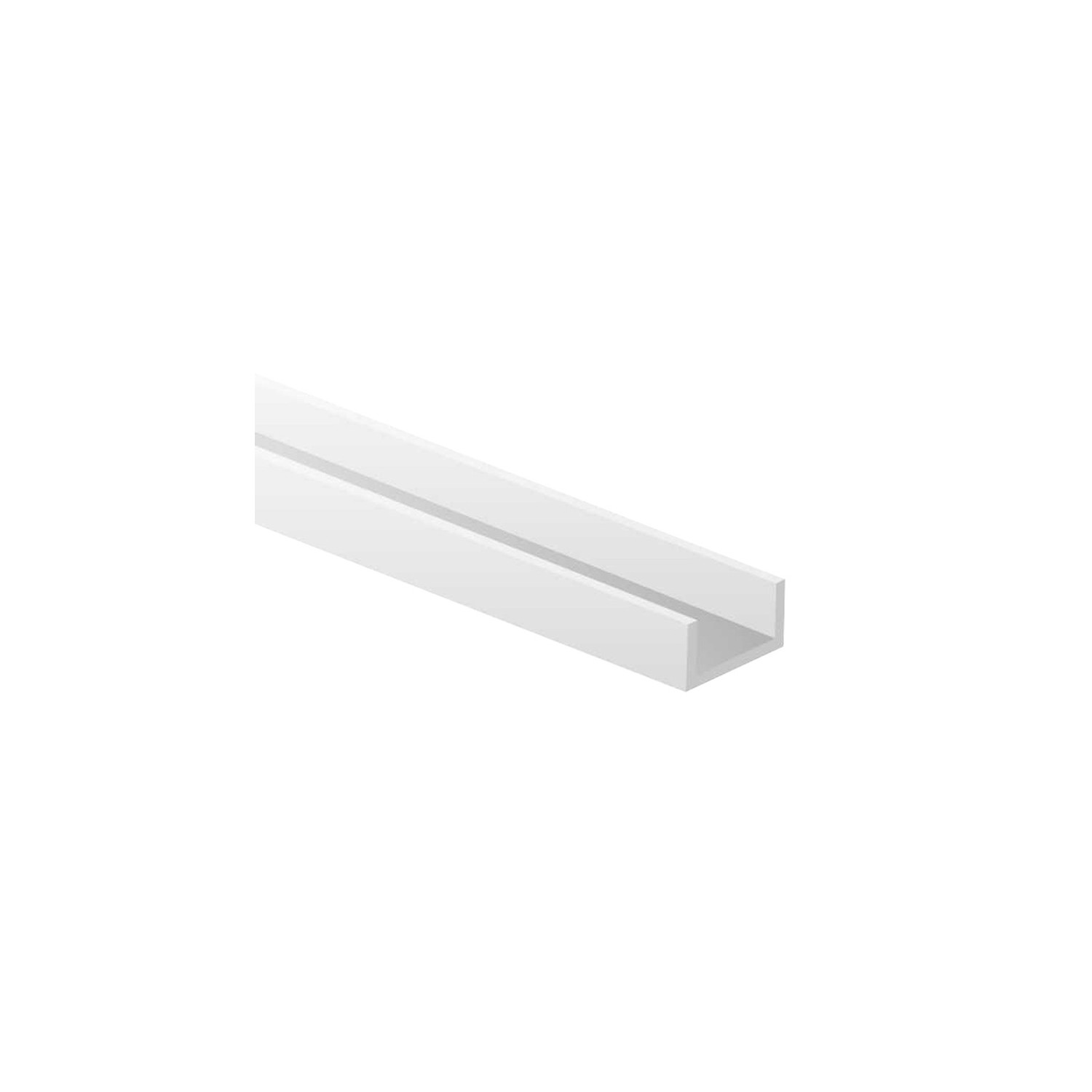 ABS Plasticard U-profile - 8x4mm | - GSW