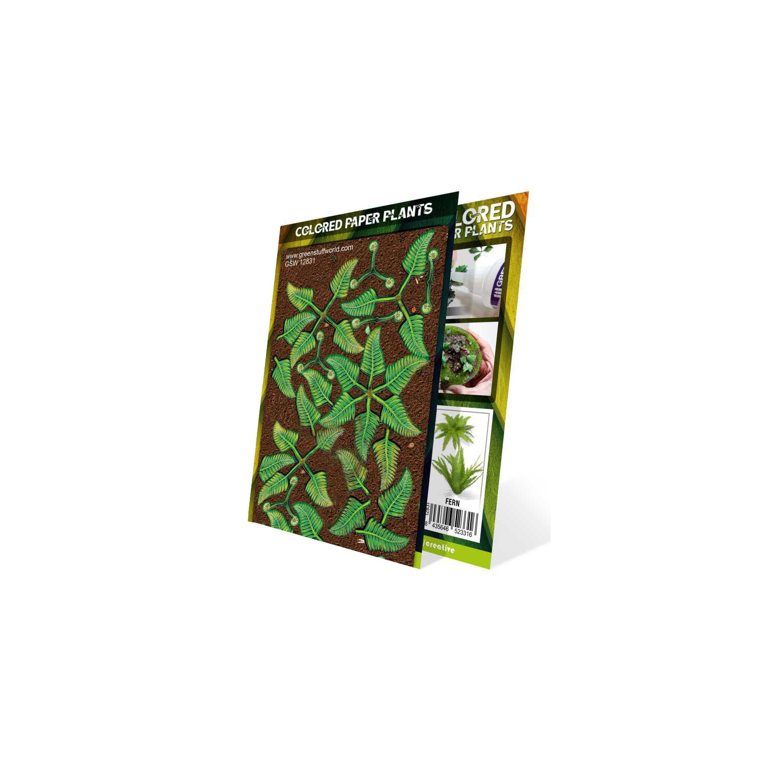 Colored Paper Plants - Fern | Laser plants - GSW