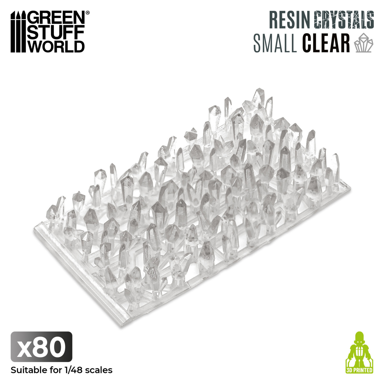 CLEAR Resin Crystals - Small - GSW