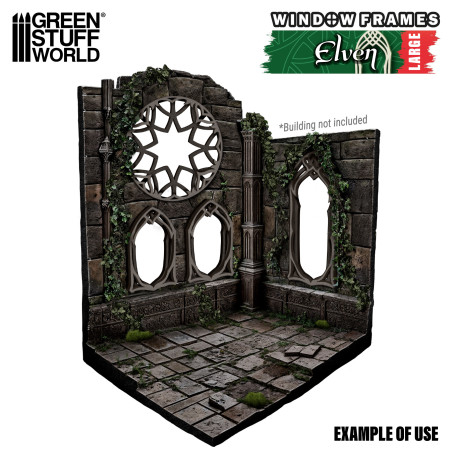 Miniature Elven Miniature Windows - Large - GSW