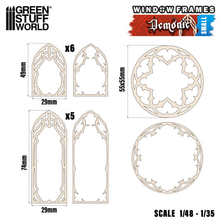Miniature Demonic Miniature Windows - Small - GSW
