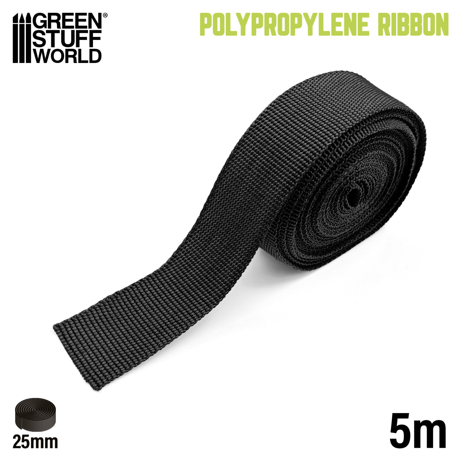 Bande nylon 25 mm | Ruban en polypropylène 25mm - GSW