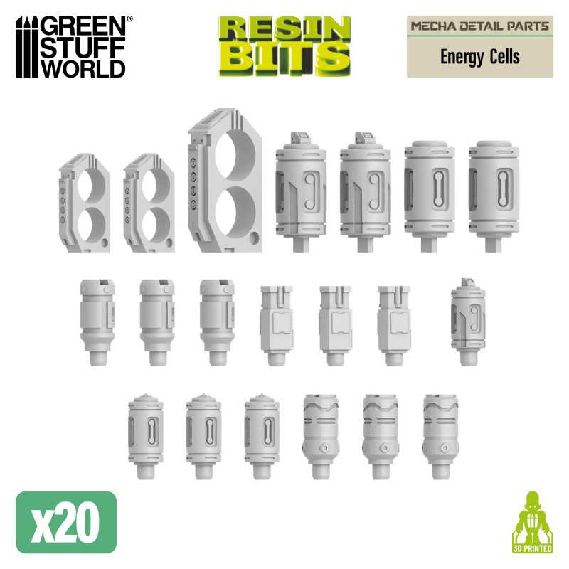 Mecha Detail Parts - Energy Cells | Gundam conversion kit - GSW