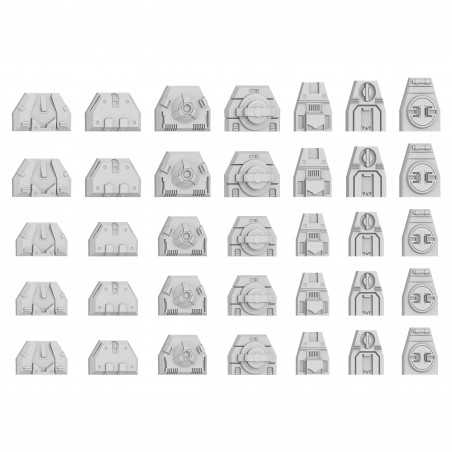 Kit Conversion Mecha - Panel Adicional Tipo 2 para Gundams - GSW