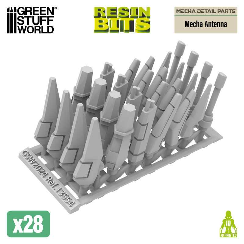 Mecha Detail Parts - Mecha Antennas | Gundam conversion kit - GSW