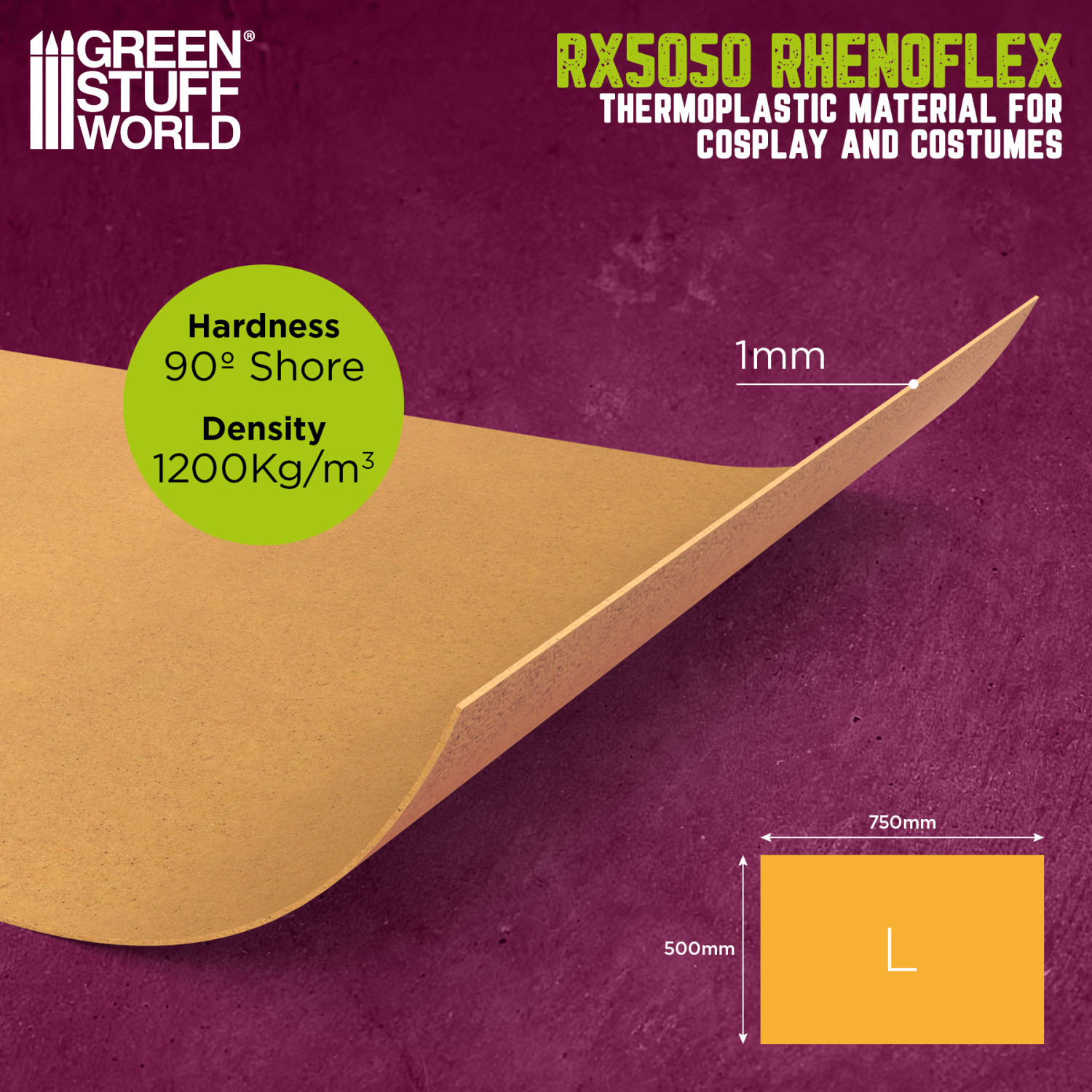 Accueil Cosplay shop Worbla thermoplastique Thermoplastique Cosplay ...