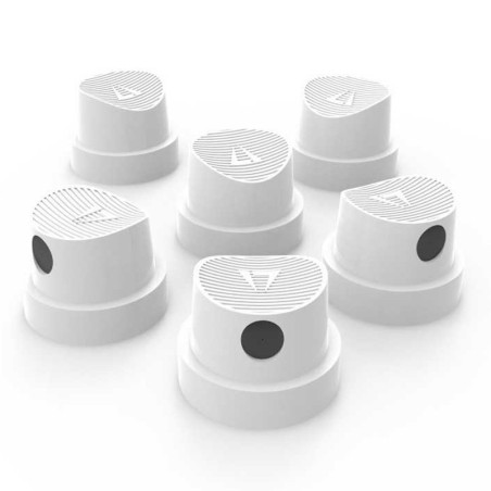 Caps spray paint - Standard White Fat Cap | White Fat Caps - GSW