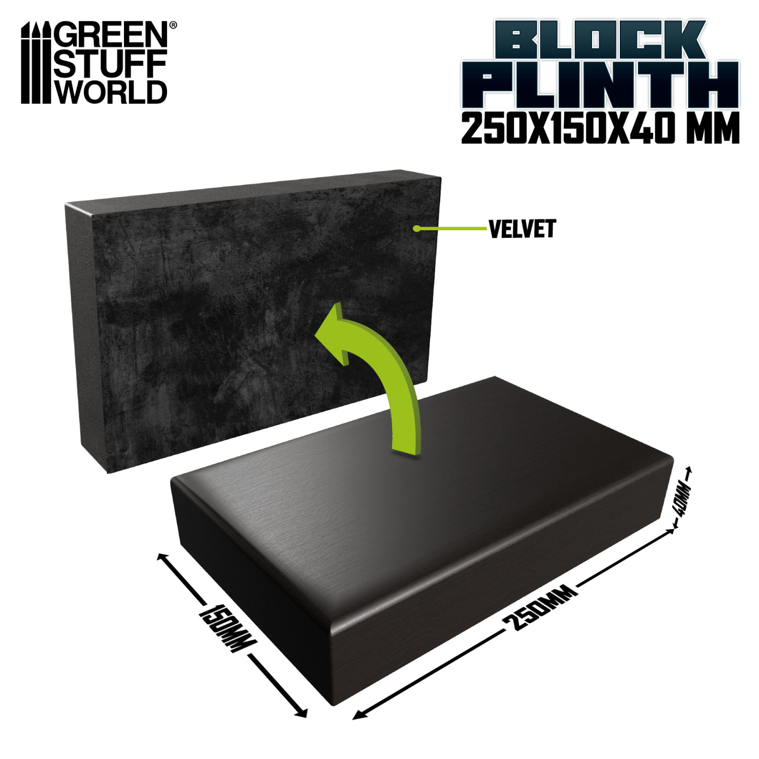 Rectangular Plinth 25x15 cm | - GSW