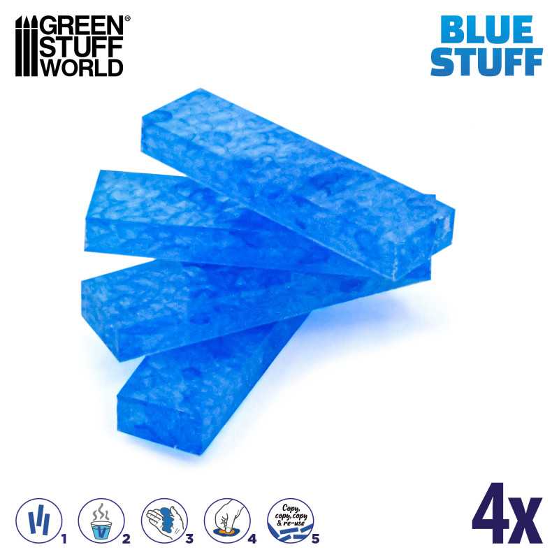 Blue Stuff Mold 4 Bars | - GSW