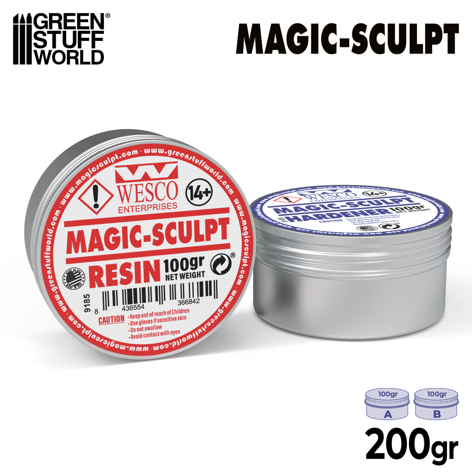 Acheter mastic époxy Magic Sculpt 200gr - GSW