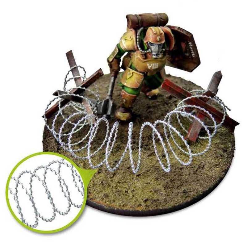 simulated BARBED WIRE - 1/32-1/35 Military (54mm) | - GSW