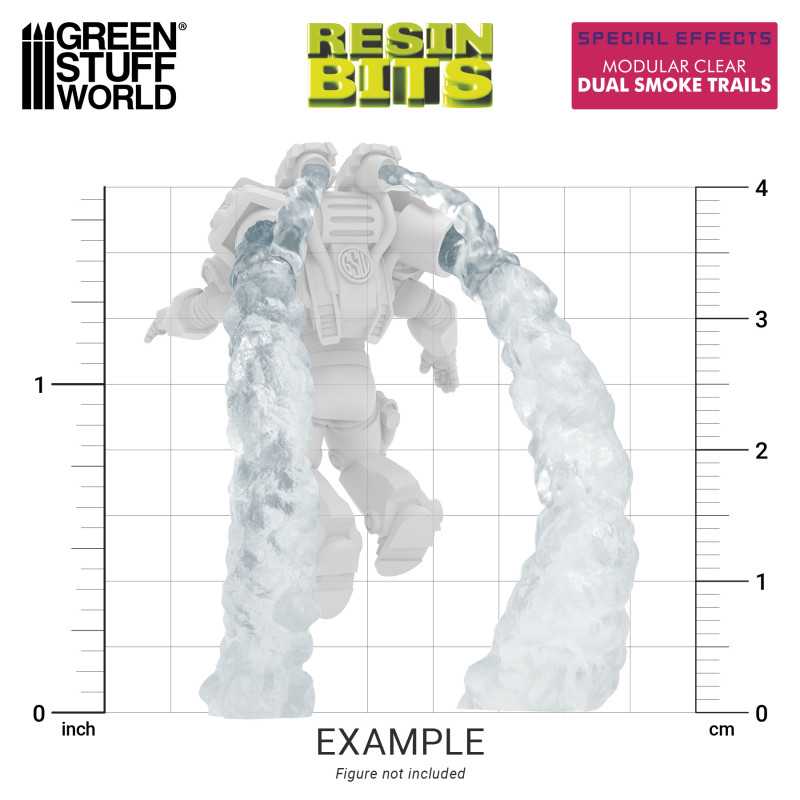 Modular Clear Dual Smoke Trails for Jump Packs - GSW