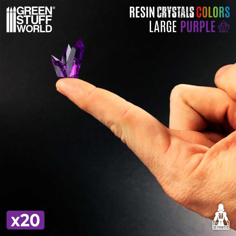 PURPLE Resin Crystals - Large - GSW