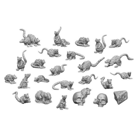 Small Rats Resin Set | Skaven bits 1:48-1:35 - GSW