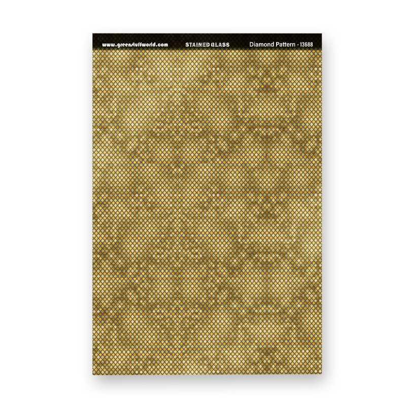 Diamond Pattern Stained Glass - GSW