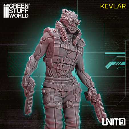 Cyberpunk Unit 9 Figures - Kevlar 54mm - GSW
