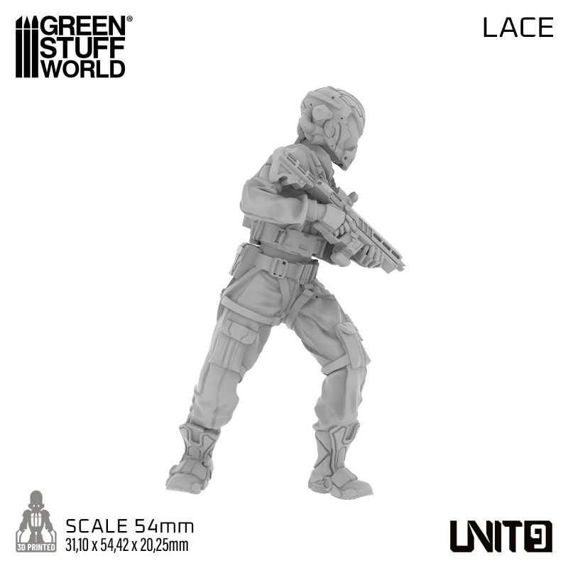 Cyberpunk Unit 9 Figures - Lace 54mm - GSW