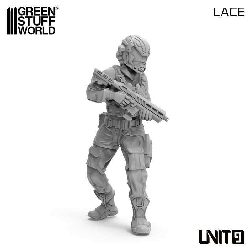 Cyberpunk Unit 9 Figures - Lace 54mm - GSW