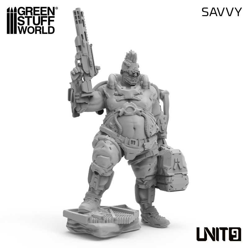 Cyberpunk Unit 9 Figures - Savvy 54mm - GSW