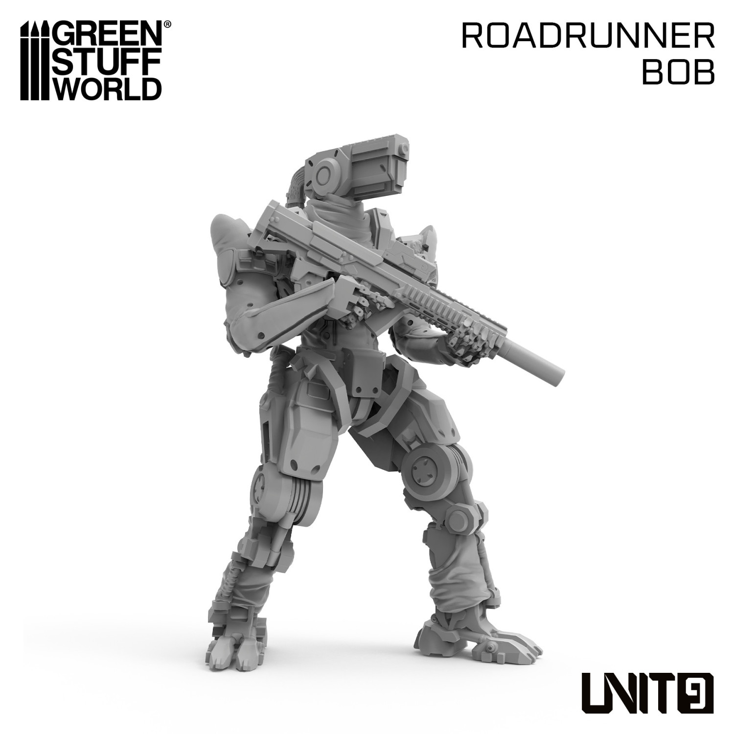 Cyberpunk Unit 9 Figures - Roadrunner Bob 54mm - GSW