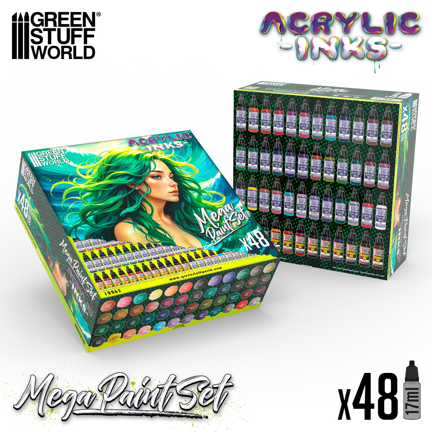 Dipping Inks Acrylfarben Set | Dipping Mega Paint Set - GSW