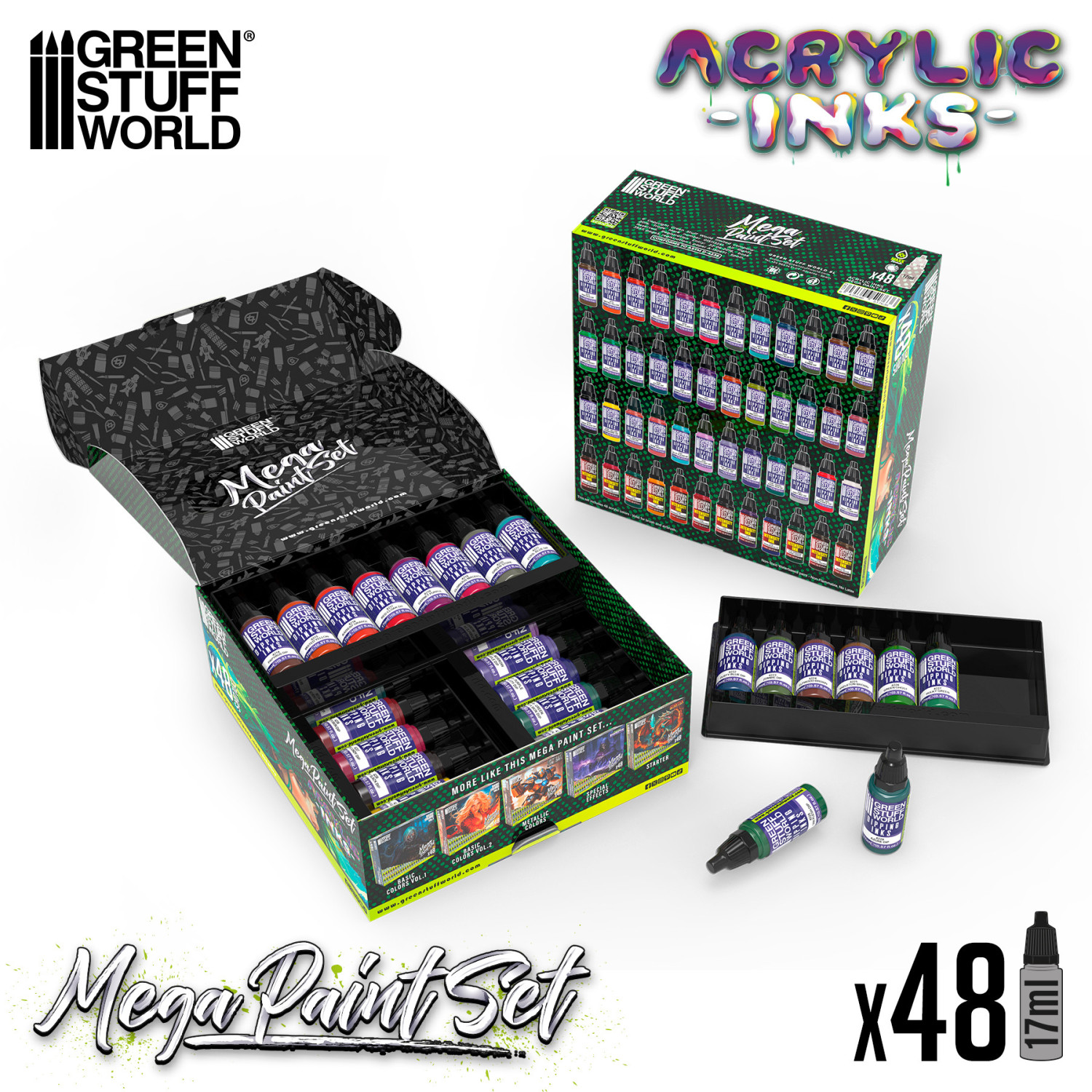 Dipping Inks Acrylfarben Set | Dipping Mega Paint Set - GSW