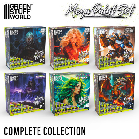 Set Tintas Acrílicas Dipping Inks | Dipping Mega Paint Set - GSW