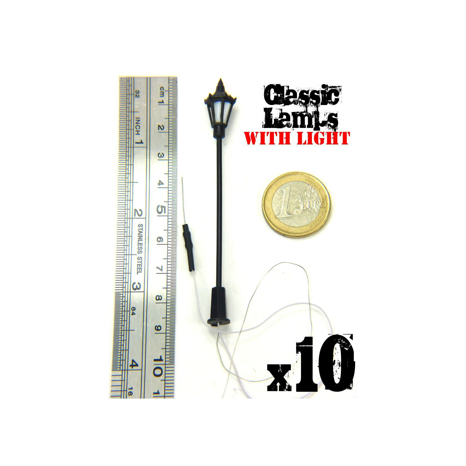 10x Classic Lamps with LED Lights | - GSW