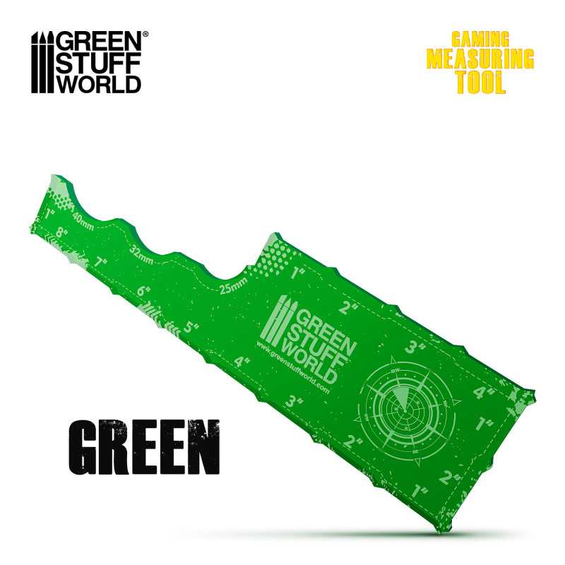 Gaming Measuring Tool - Green 8 inches | - GSW