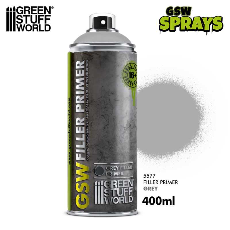 Spray Aparejo Gris | Imprimación aparejo 400ml - GSW