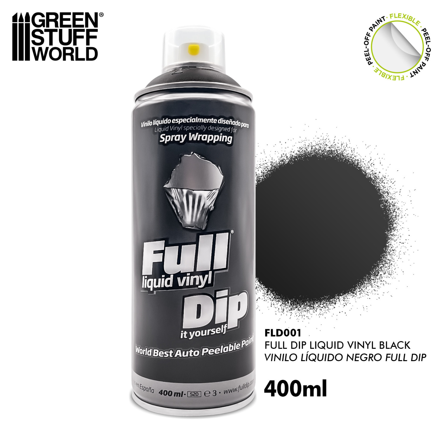 Matt black Full Dip Liquid Vinyl Spray | Plasti Dip spray - GSW