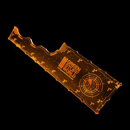 Gaming Measuring Tool - Fluor Orange 8 inches | - GSW