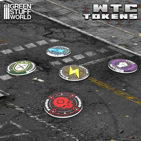 WTC Token Set 10th Edition compatible with Warhammer 40k tokens - GSW