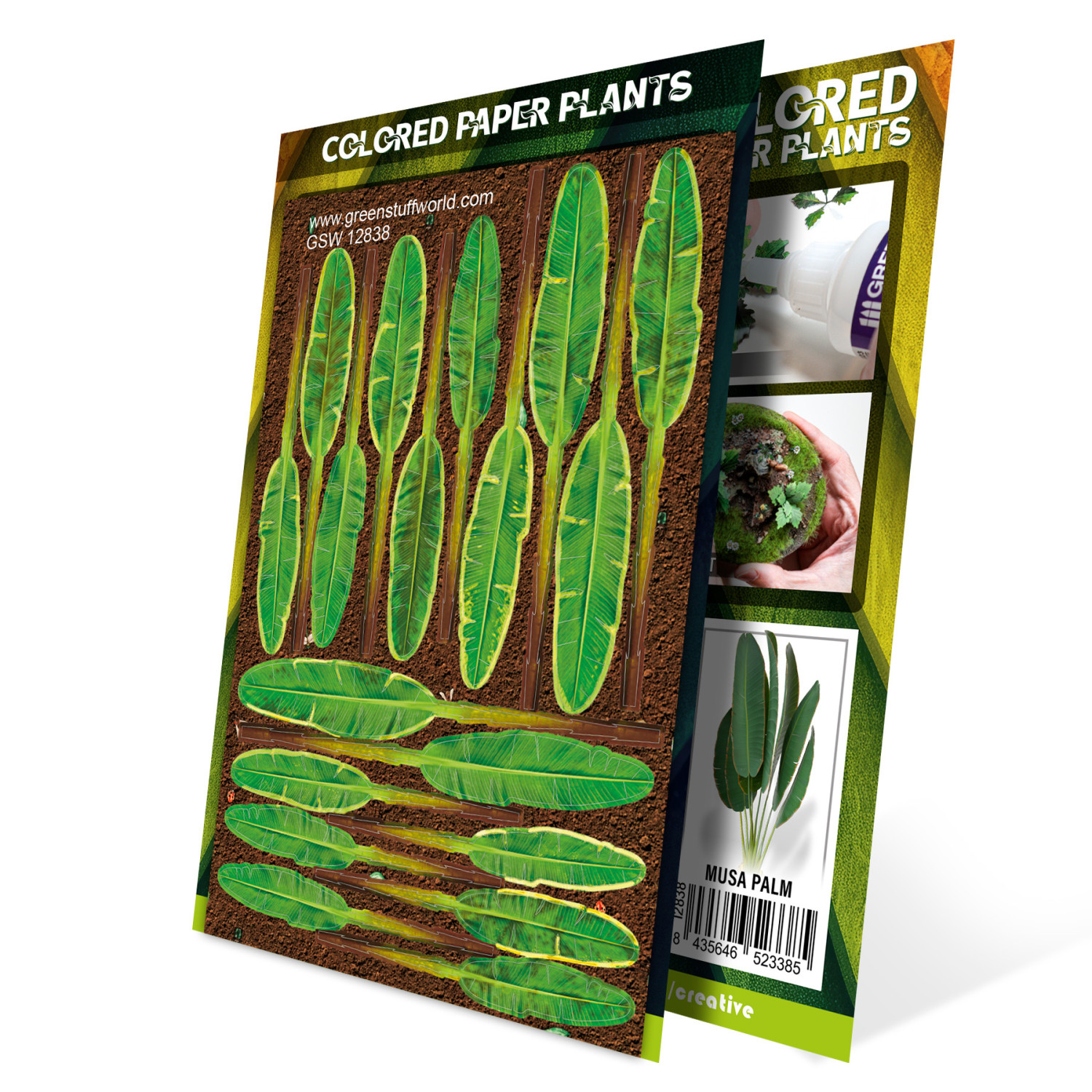 Colored paper plants - Musa Trees | Laser plants - GSW