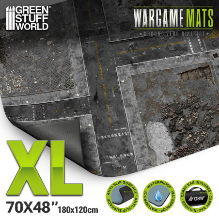 Neoprene Mat 4x6' Ground Zero District (120x180cm) - GSW